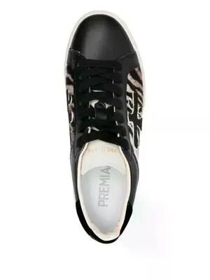 Premiata Claudia Zebra-print Platform Sneakers