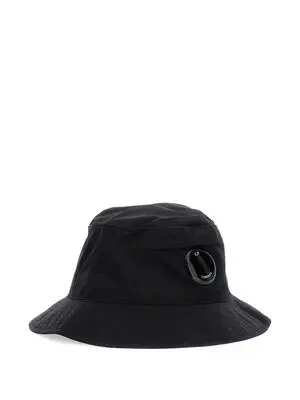 C.P. COMPANY Lens-plaque Bucket Hat - Black