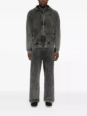DIESEL Acid-wash Drawstring Trousers