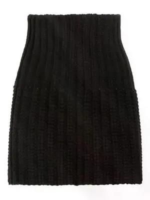 Dolce & Gabbana Ribbed-knit Mini Skirt