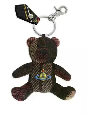 VIVIENNE WESTWOOD Teddy Bear Keyring Brown