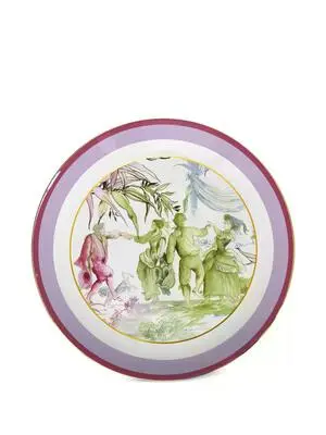 BACI MILANO Florence Plate - Purple