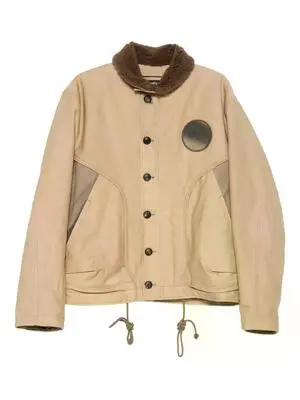 JIYONGKIM Circular-patch Button-fastening Jacket