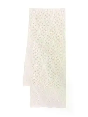 PUROTATTO Open-knit Scarf - Neutrals