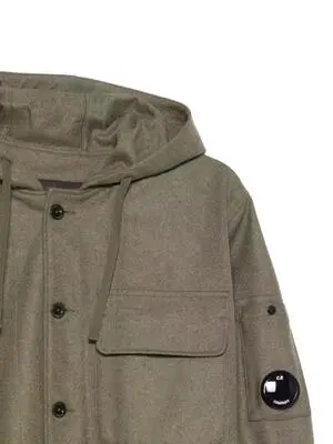 C.P. COMPANY Hooded Buttoned Jacket