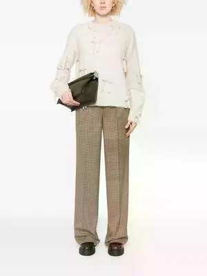 ANIYE BY Bow-embellished Sweater - Neutrals