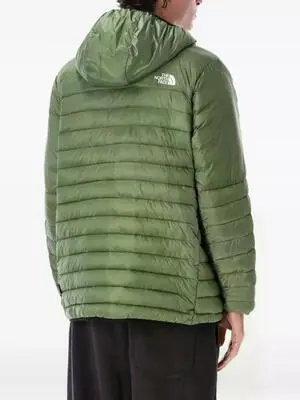 The North Face Hooded Quilted Padded Jacket - Green