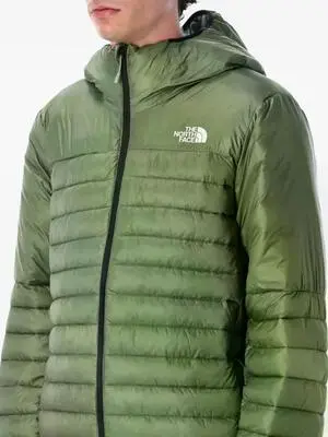 The North Face Hooded Quilted Padded Jacket - Green