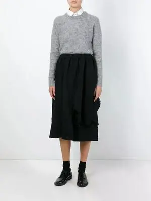 Comme Des Garçons Elasticated Jacquard Skirt