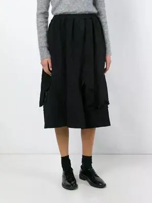Comme Des Garçons Elasticated Jacquard Skirt