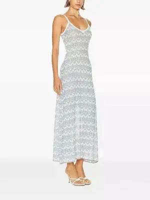 Christopher Esber Palais Geometric-patterned Midi Dress