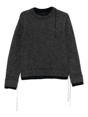 Sacai Layered Sweaters For Men