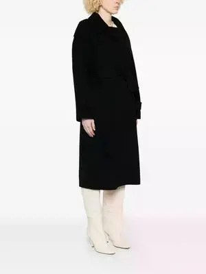 GLOX Belted Long-sleeve Coat