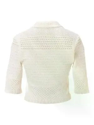 MAME KUROGOUCHI Open-knit Top