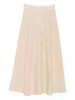 Max Mara Ribbed Flared Skirt