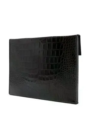 TOM FORD Crocodile-embossed Briefcase