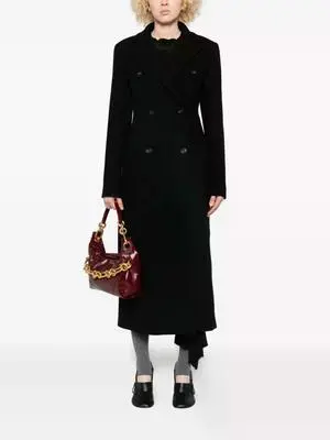 Sportmax Double-breasted Wool Coat