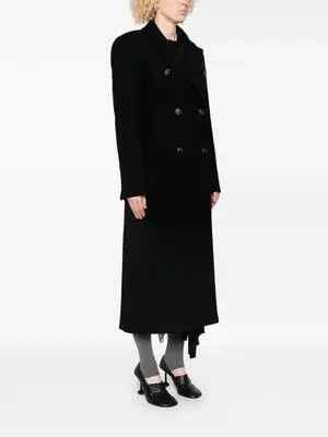 Sportmax Double-breasted Wool Coat
