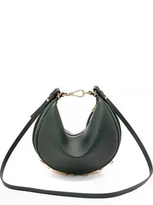 Fendi Mini Graphy Crescent-shaped Crossbody Bag