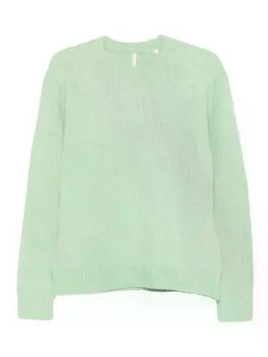 SUNFLOWER Ribbed Crew-neck Sweater - Green
