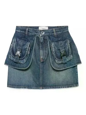 Coperni Flap-pockets Denim Skirt