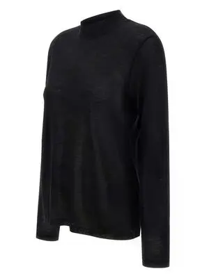 Filippa K Lyocell-cashmere Blend Mock-neck T-shirt