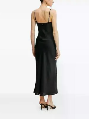 Guess Cowl-neck Slip Dress - Black