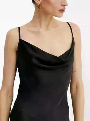 Guess Cowl-neck Slip Dress - Black