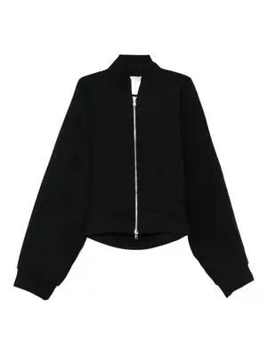 AMAZUIN Zip-front Cropped Jacket