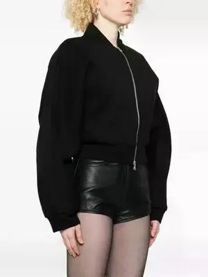 AMAZUIN Zip-front Cropped Jacket