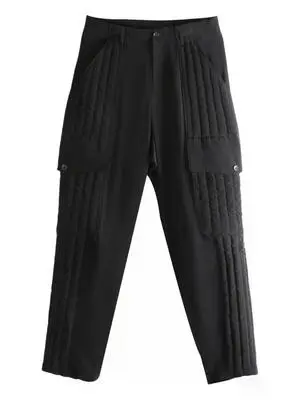 Yohji Yamamoto Quilted Cargo Trousers