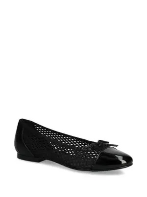 BILLI BI Mesh-panels Cap-toe Ballerina Flats