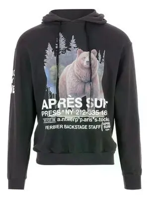 APRÈS SURF Bear-print Drawstring Hoodie