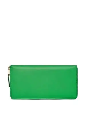 Comme Des Garçons Zip-around Leather Wallet - Green