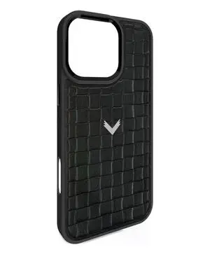 VELANTE Leather Iphone 16 Pro Max Phone Case - Black