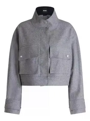 BOSS Flap-pockets Military Jacket