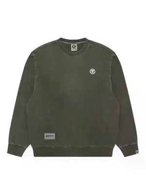 AAPE BY *A BATHING APE Logo-patch Crew-neck Sweatshirt