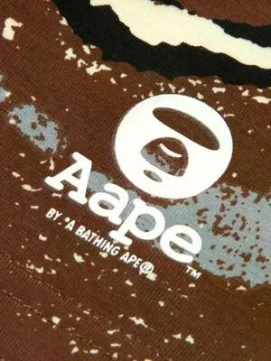 A BATHING APE Elasticated Abstract-print Boxer