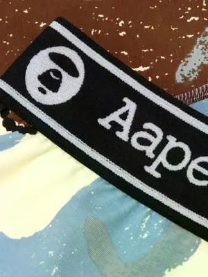 A BATHING APE Elasticated Abstract-print Boxer