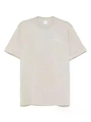 Eleventy Embroidered-logo T-shirt - Green