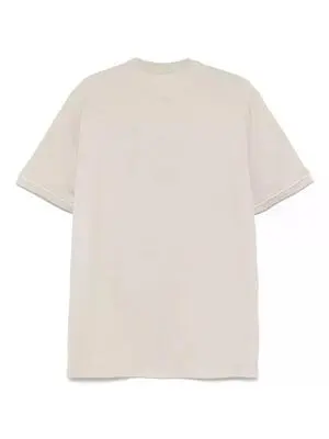 Eleventy Embroidered-logo T-shirt - Green