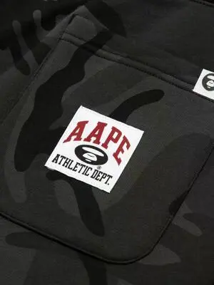 AAPE BY *A BATHING APE Camo-print Logo Track Pants