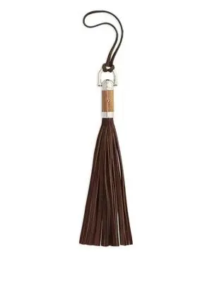 Ralph Lauren Suede Tassel Bag Charm - Brown