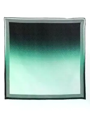 Casablanca Ombre Pattern Scarf - Green