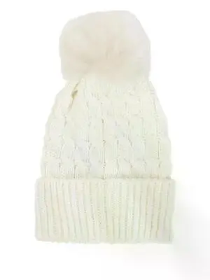 Moncler Cable-knit Pom-pom Beanie