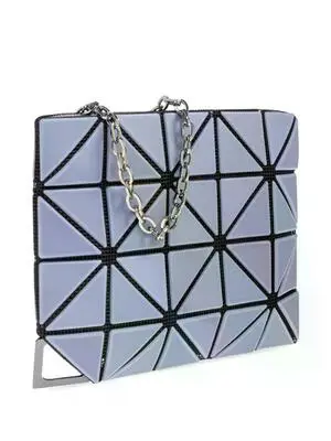 Issey Miyake Geometric-pattern Wallet - Grey