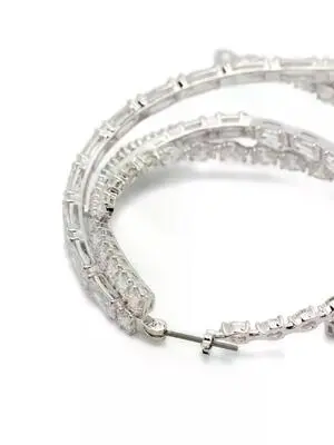 SWAROVSKI Matrix Hoop Earrings