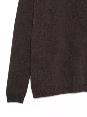 PRIVATE 0204 Round-neck Sweater - Brown
