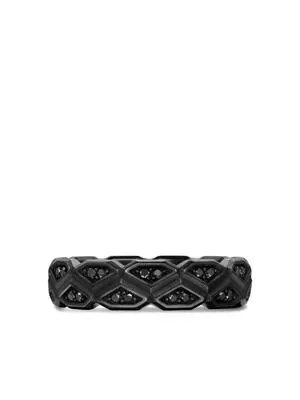 David Yurman Hex Diamond Ring - Black