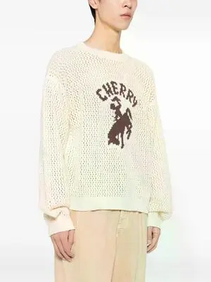 CHERRY LA Logo-embroidered Jumper